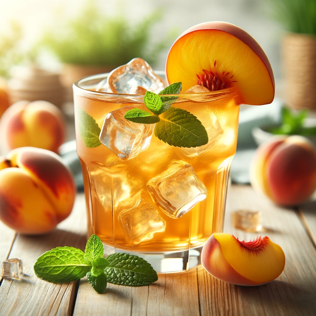 Peach Ice Tea Powder Stirr Beverages
